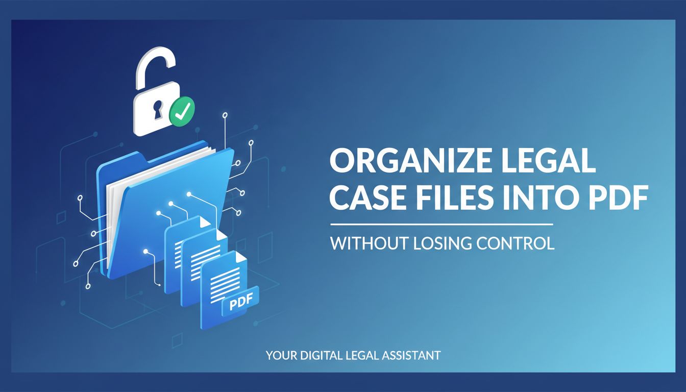 Organize Legal Case Files into PDF Without Losing Control | File Studio ...