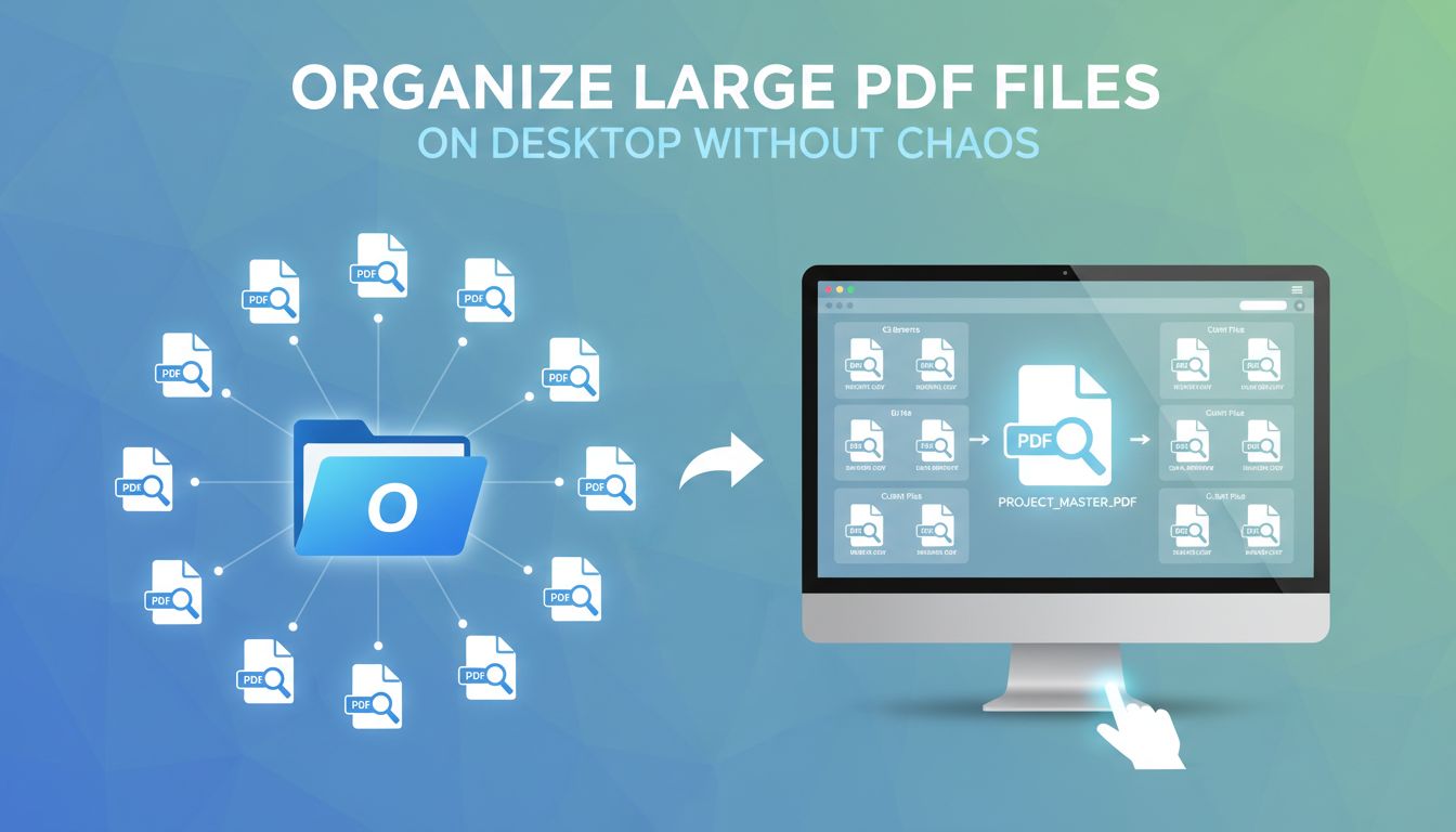 Organize Large PDF Files on Desktop Without Chaos | File Studio Blog